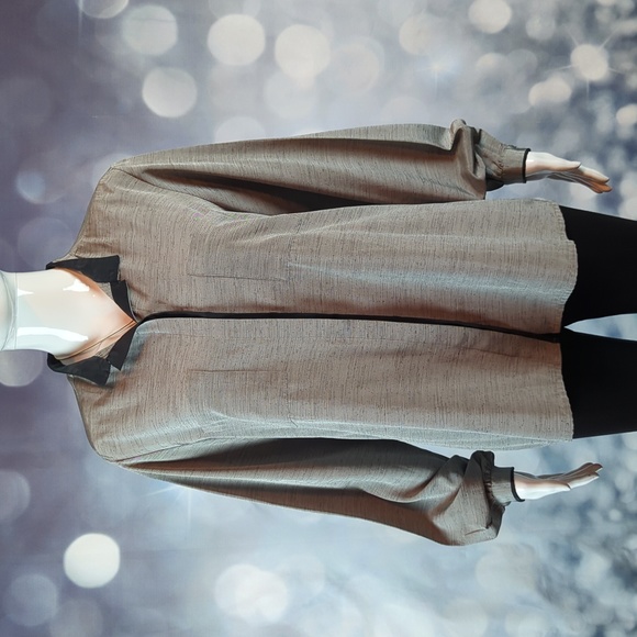 Vintage | Tops | Susan Hutton Sz M To L Vintage Shimmering Silver And ...